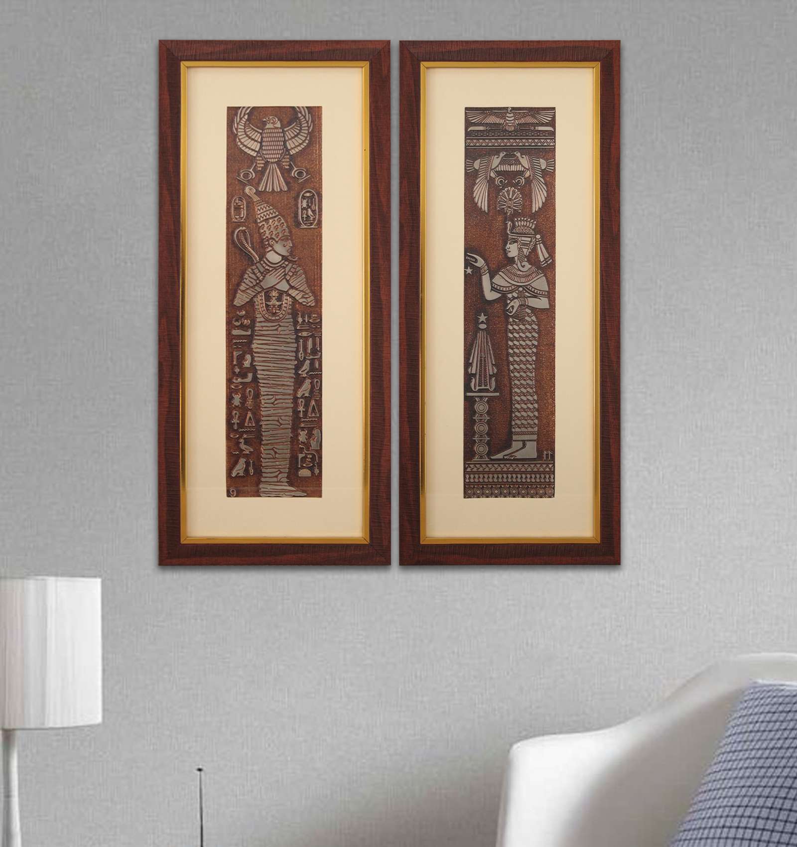 Egyptian King Pharaoh Wall Painting - Shree Kala
