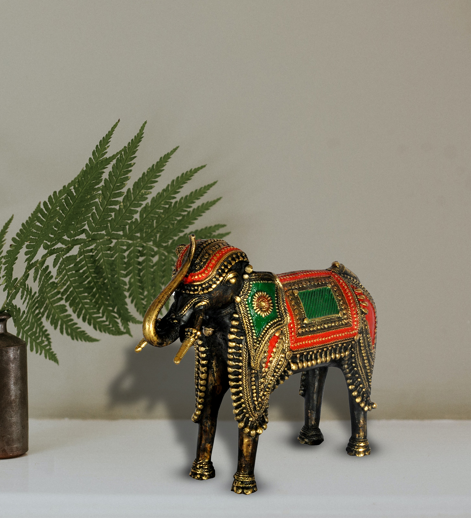 Royal Handcrafted Elephant Showpiece big size - Shree Kala