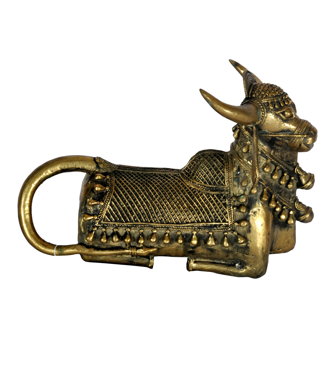 Antique Brass Nandi Dokra HandCraft - Shree Kala